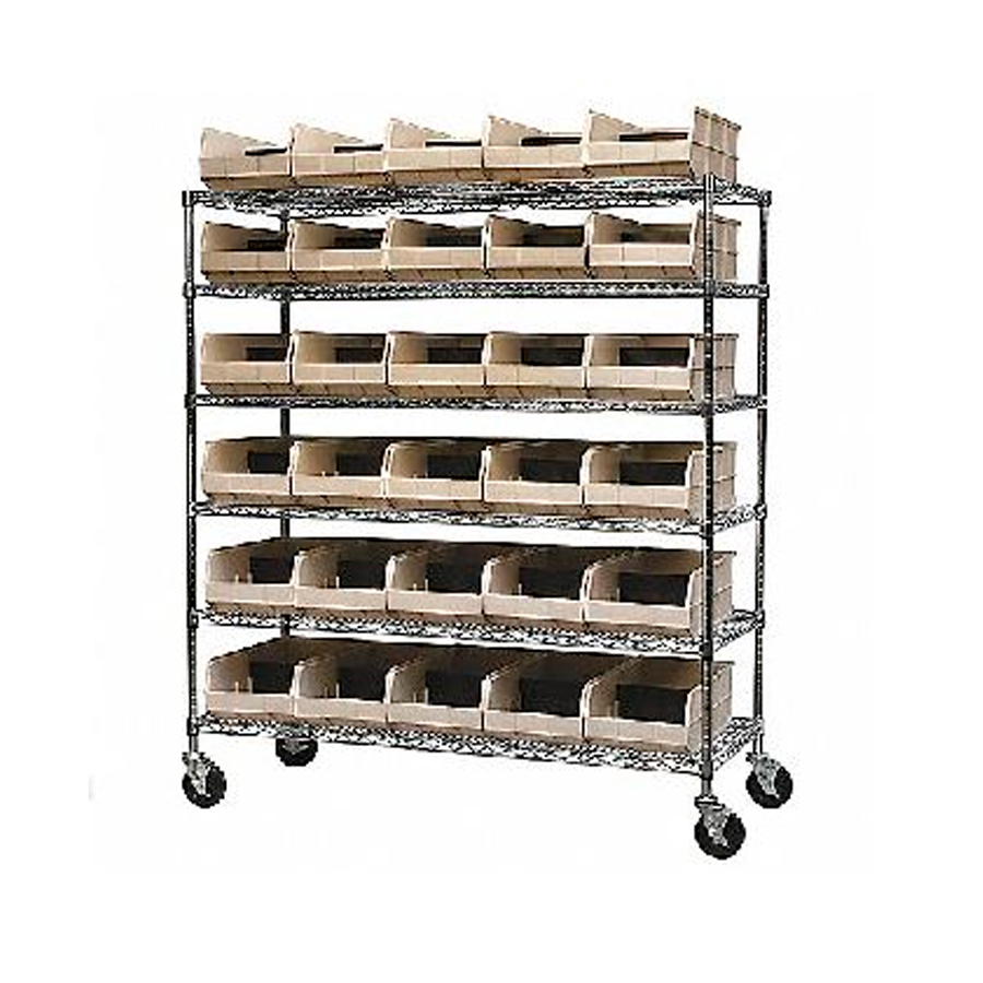 Venta y fabricación de Anaqueles de metal para almacenamiento